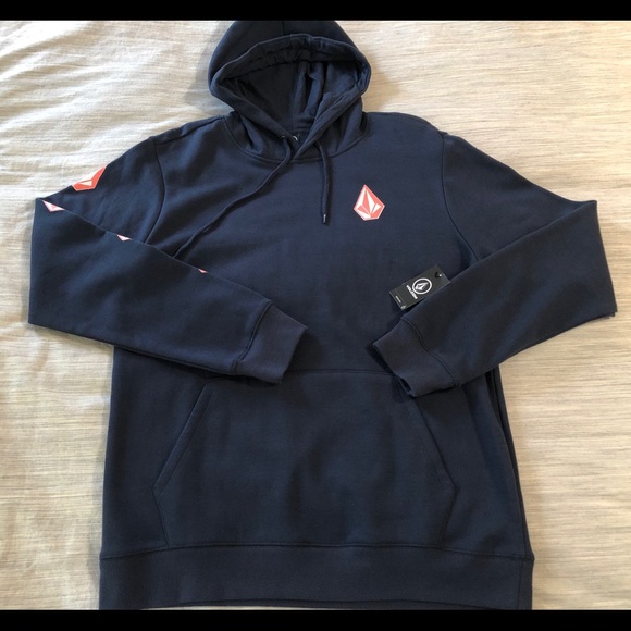 Volcom | Shirts | Volcom 2 Sickly Stones Hoodie Pulloverindigo | Poshmark